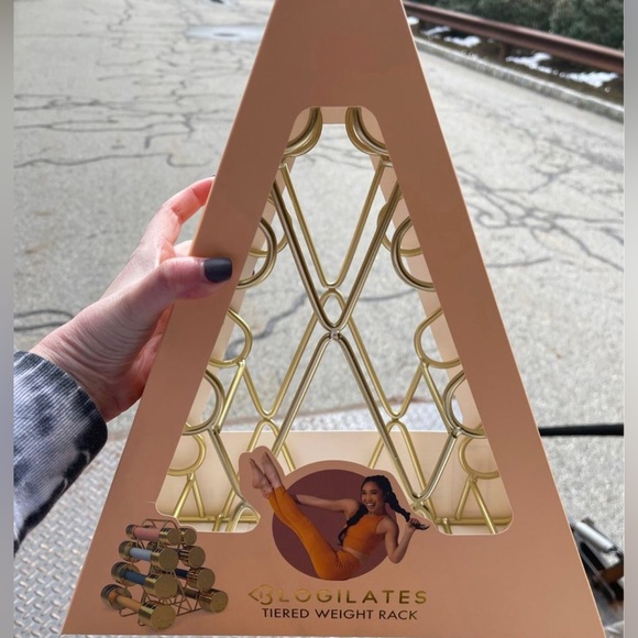 Storage & Organization | Blogilates 4 Tier Weight Rack | Poshmark